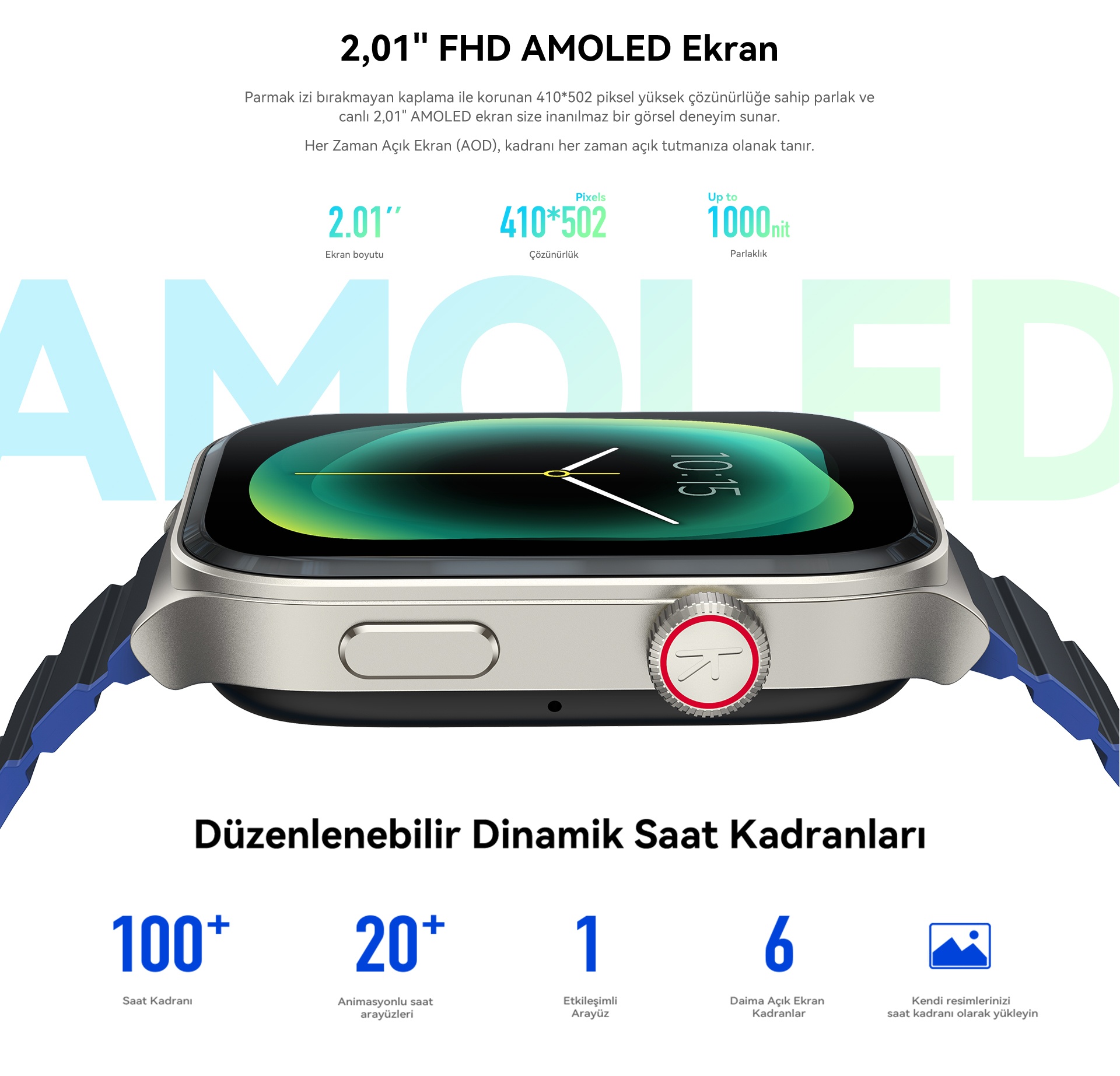 Kieslect Ks2 Space Gray Akıllı Saat